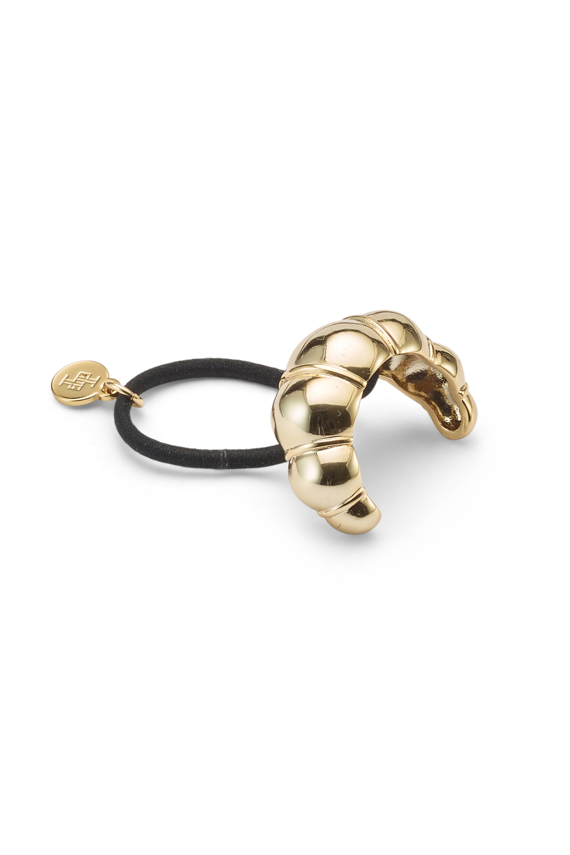 Mini Glossy Croissant Pony Cuff | LELET NY