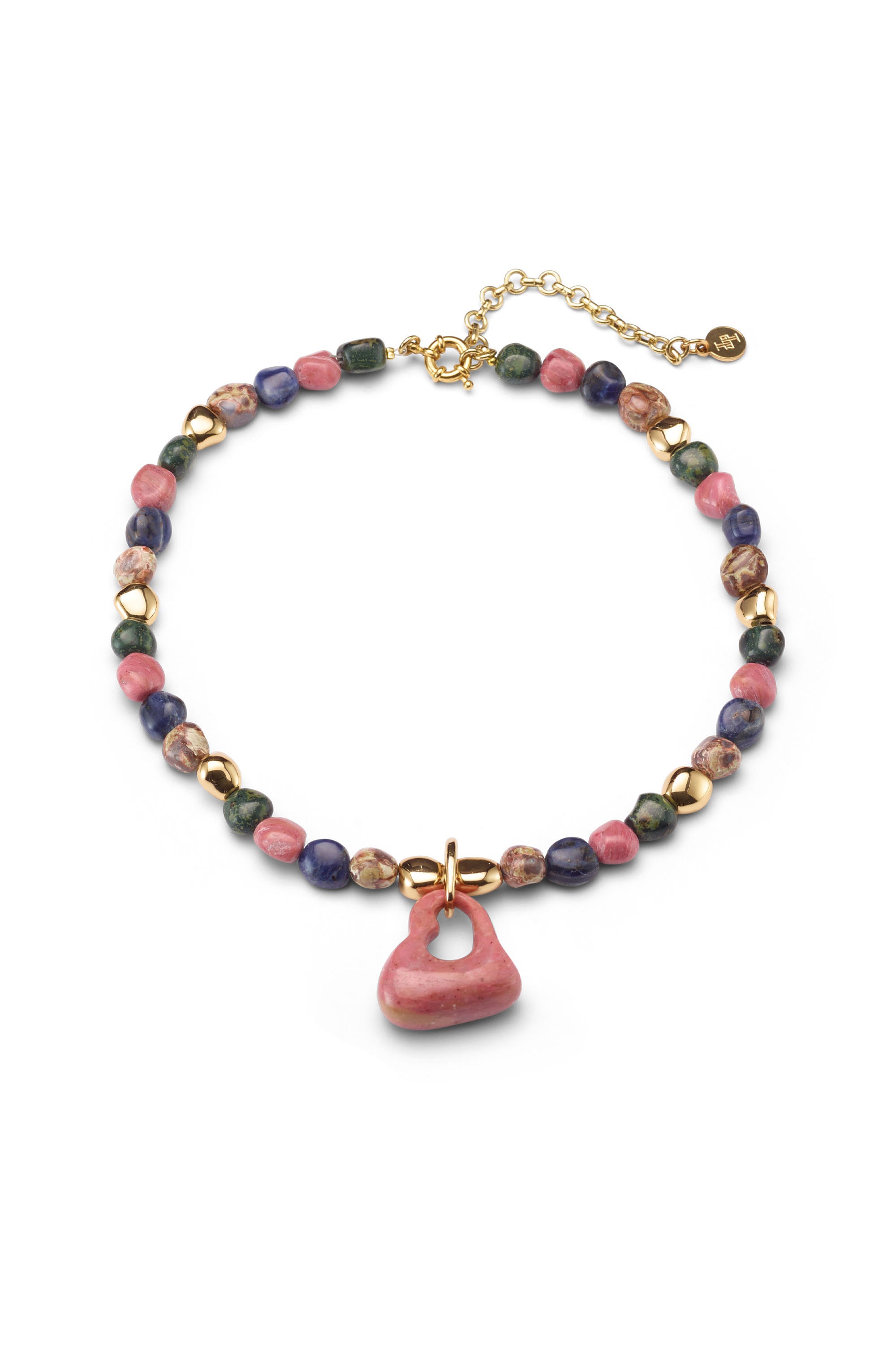 Mara Stone Heart Necklace | LELET NY
