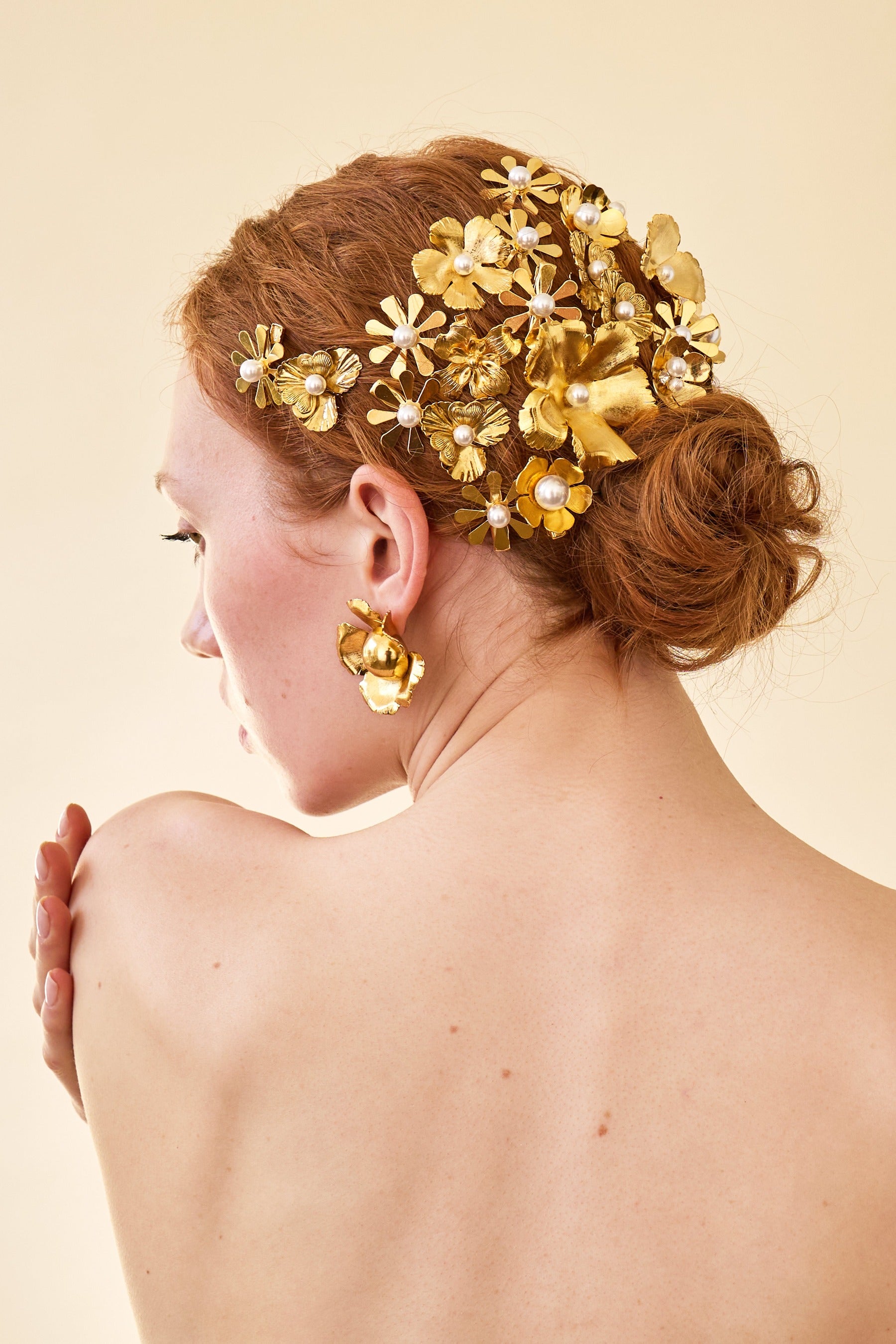 Alexandra Flower Clip Set of 3 | LELET NY