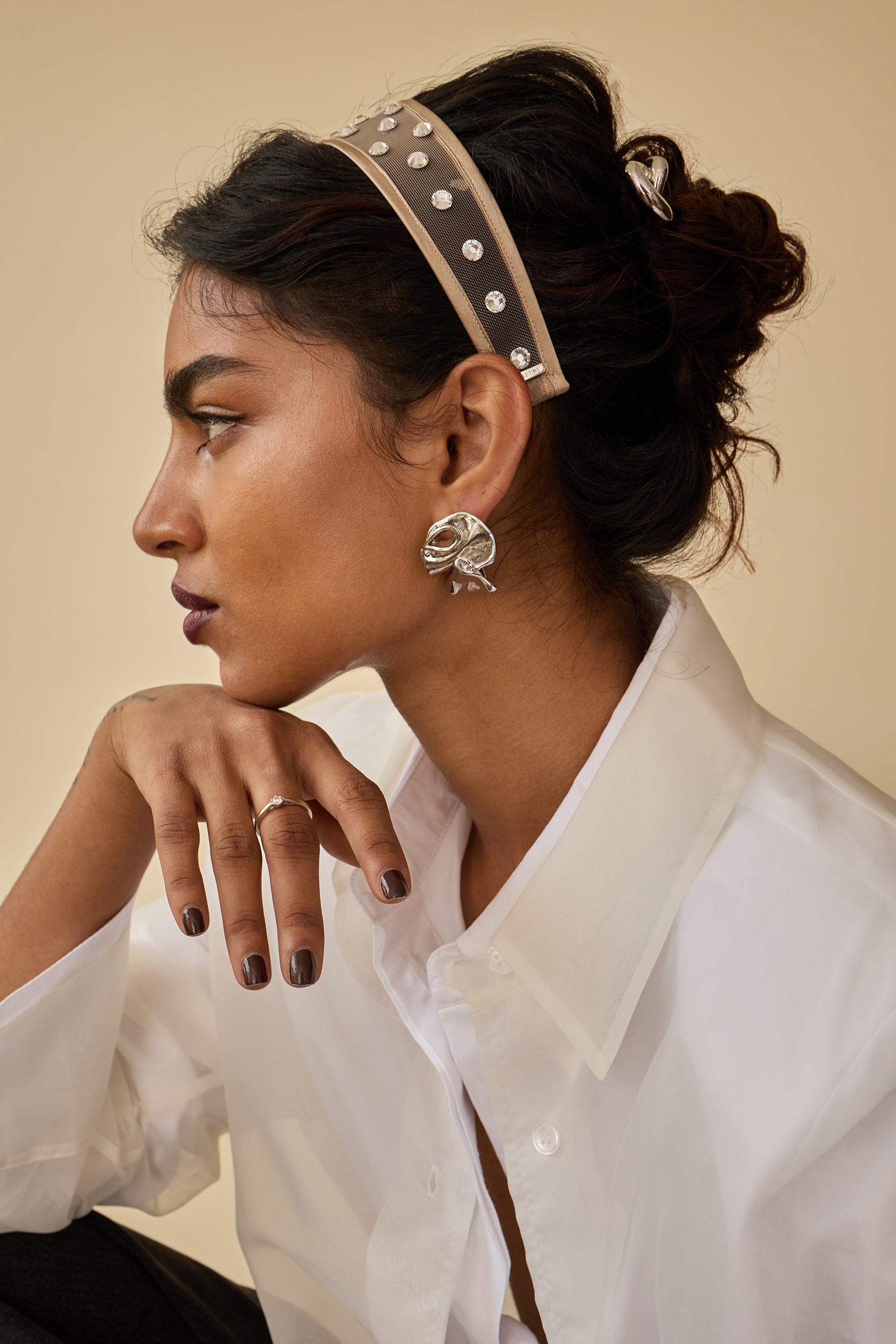 Giselle Crystal Headband | LEELT NY – LELET NY