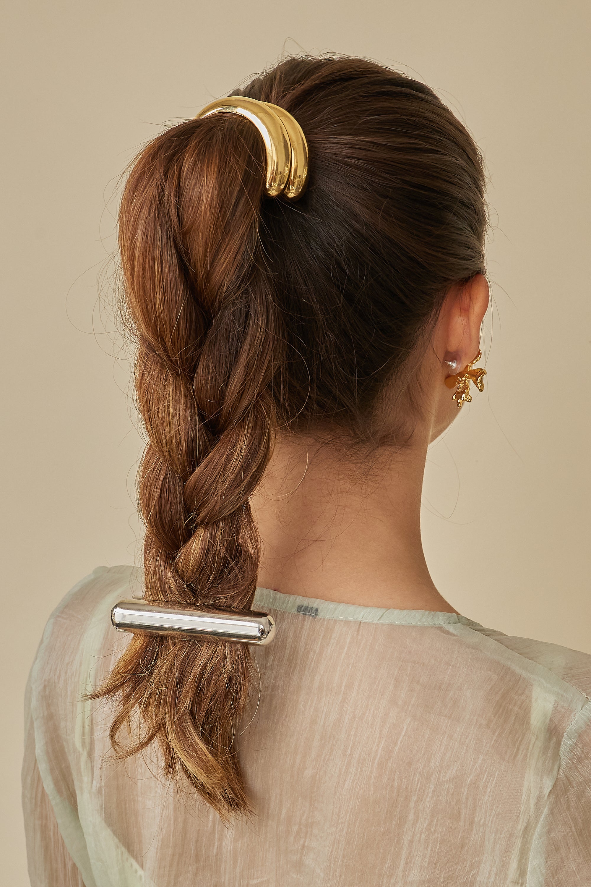 Glossy Bar Barrette | LELET NY
