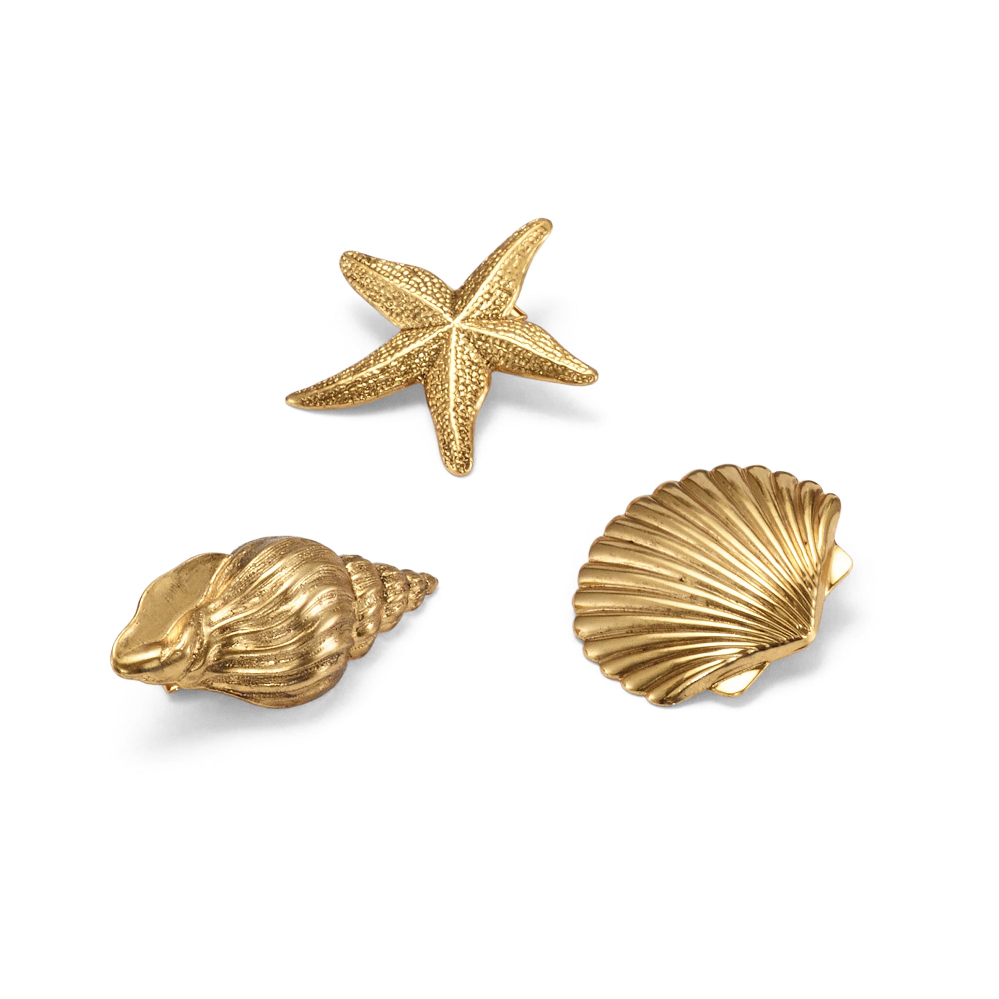 Serena Seashells Clips Set of 3 | LELET NY
