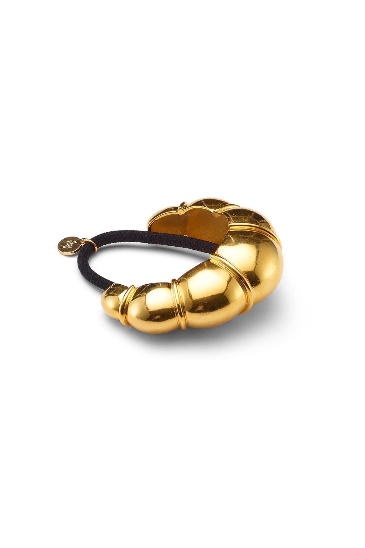 Glossy Croissant Pony Cuff | LELET NY