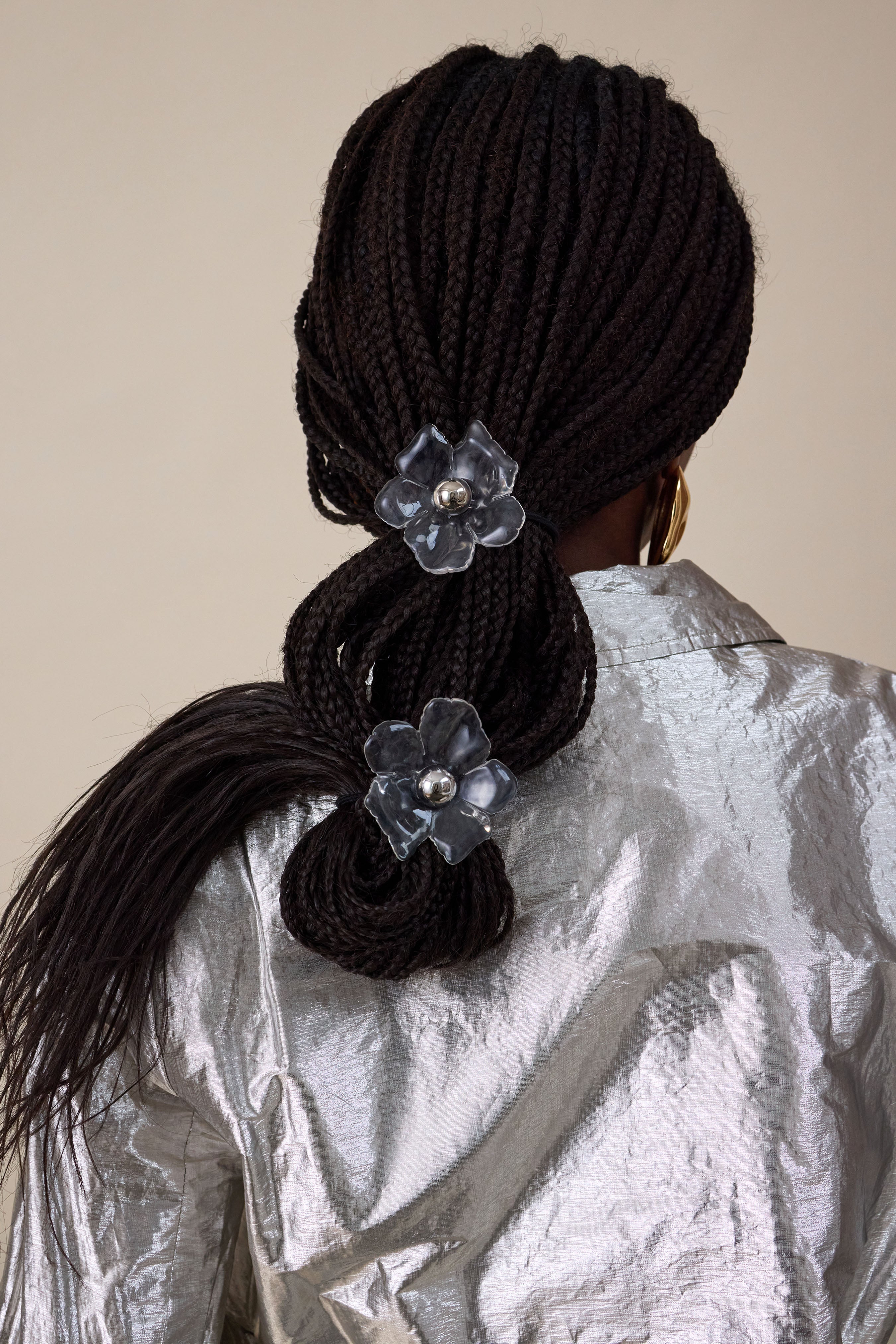 Resin Eden Floral Pony Cuff | LELET NY