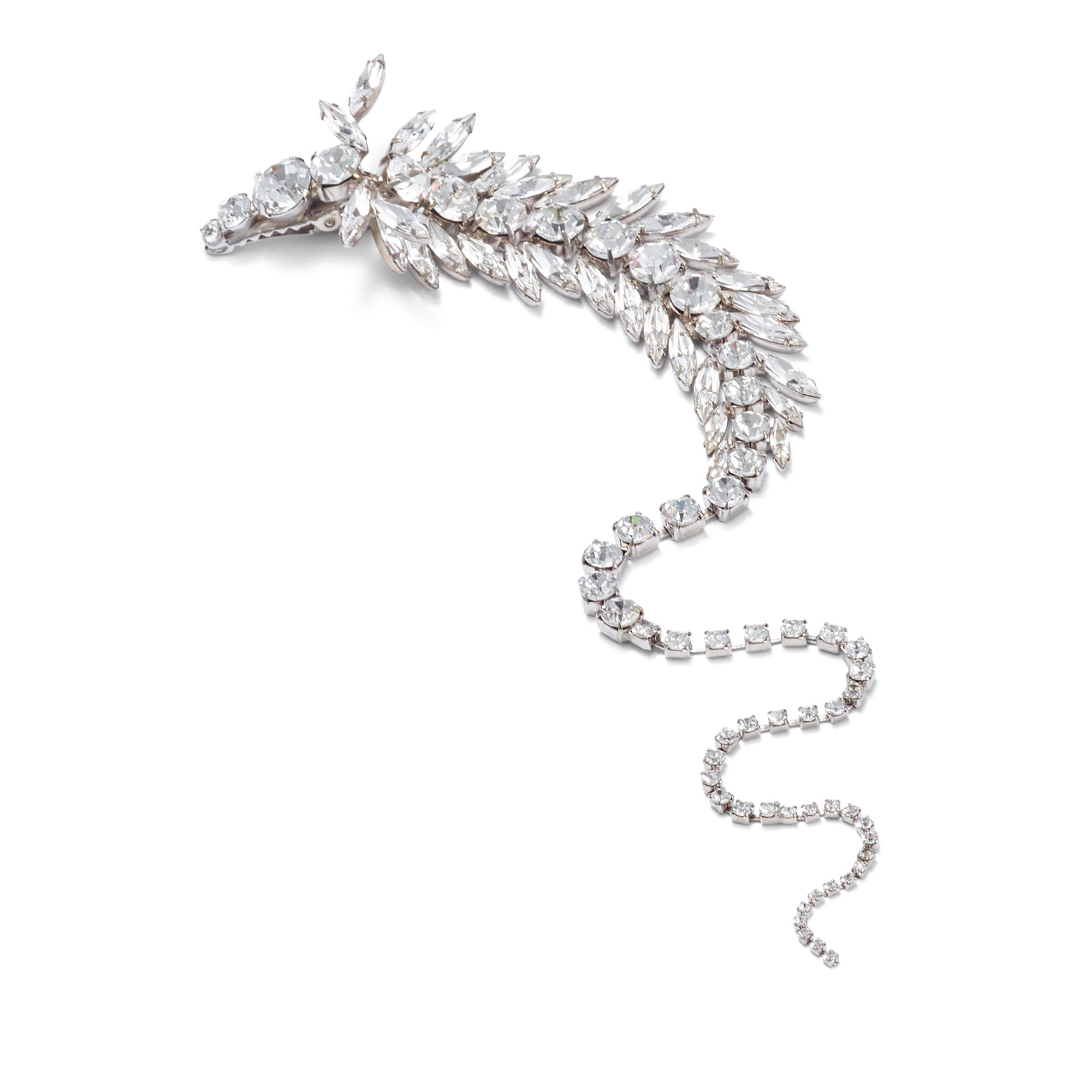 Rhea Crystal Spine Clip | LELET NY